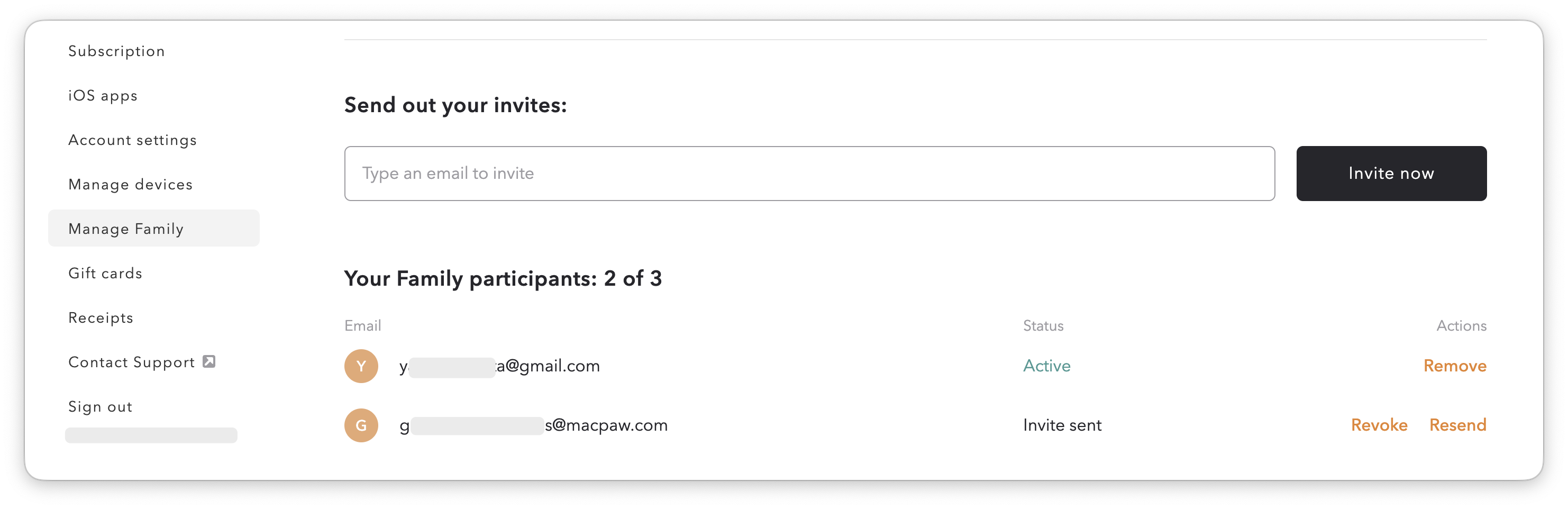 Setapp Families – Setapp Support