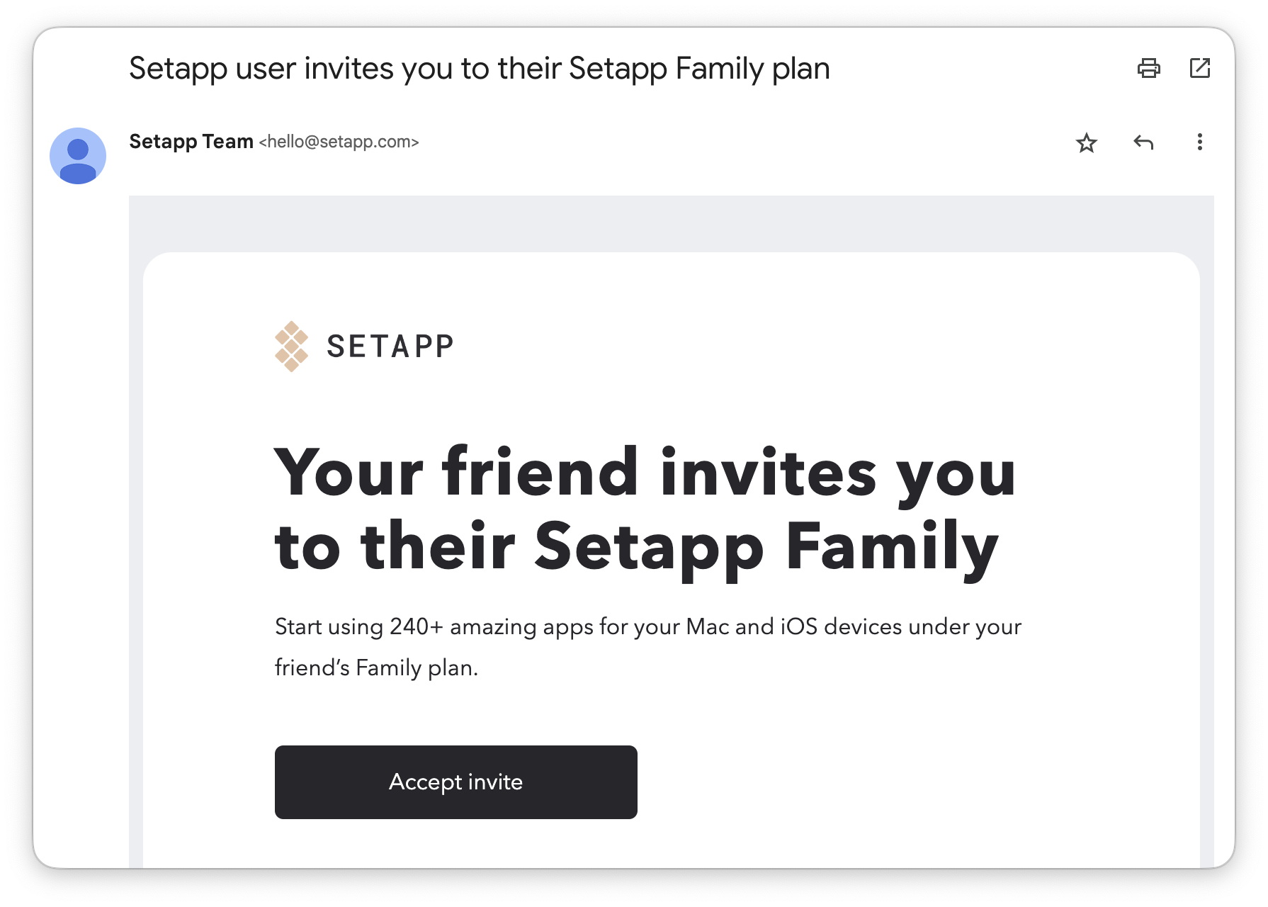 Setapp Families – Setapp Support