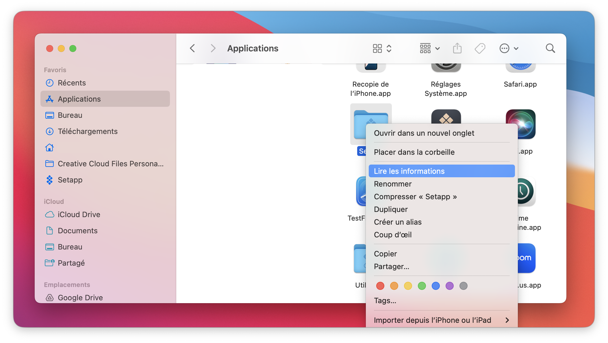 Corriger les erreurs de permissions dans Setapp – Setapp