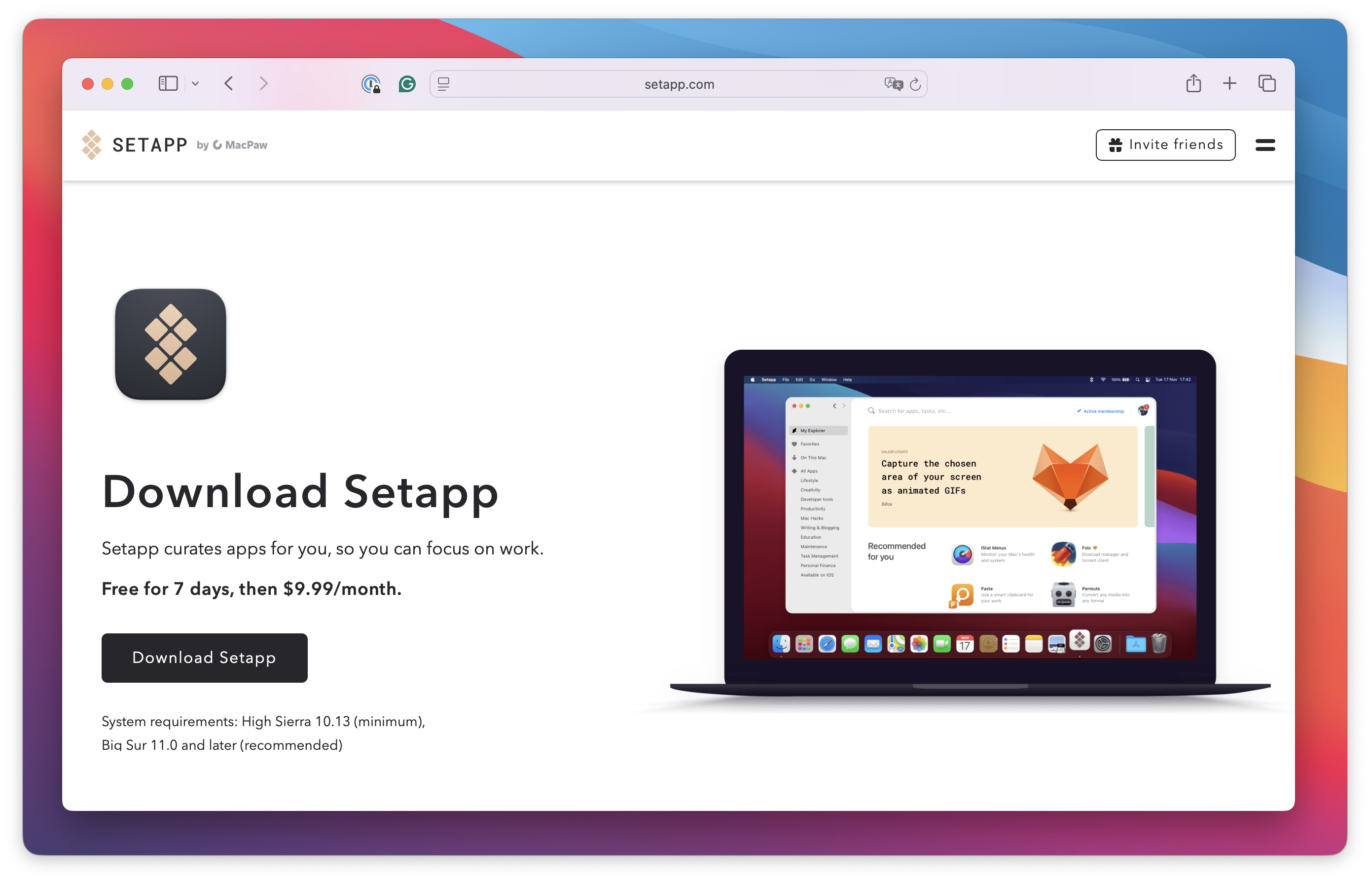 Install Setapp desktop – Setapp Support