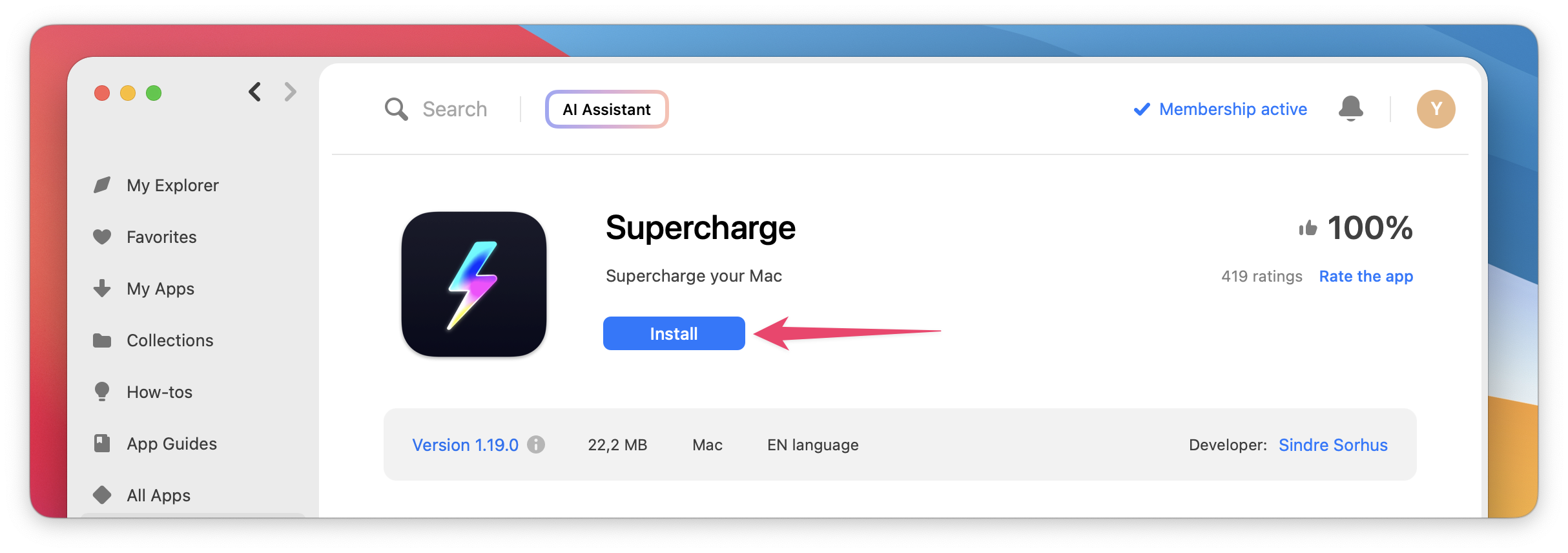 Install macOS app – Setapp Support